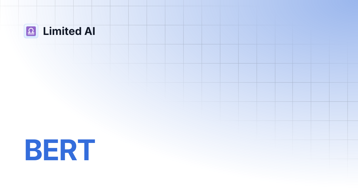 BERT | Limited AI